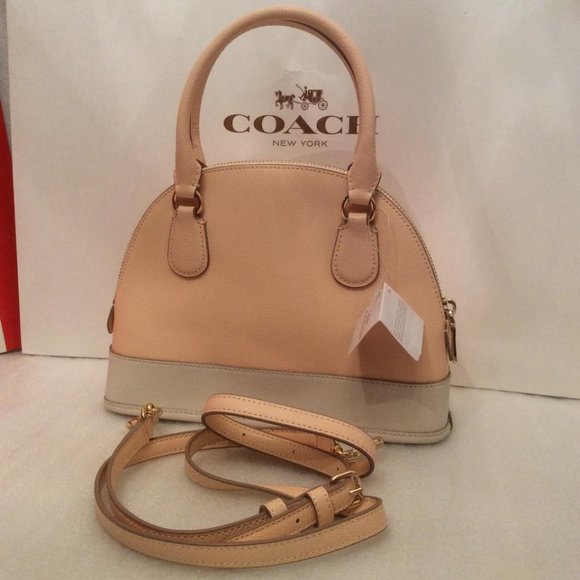 Coach | Bags | Nwt Coach F3457 Mini Cora Domed Satchel Purse | Poshmark
